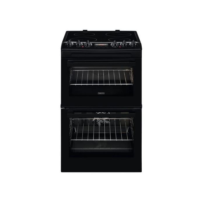 Newage Electrical Zanussi ZCV46250BA Freestanding Electric Cooker A Energy Rating 55Cm Wide Black A large retail outlet on the outskirts of Newry City Euronics Supplier